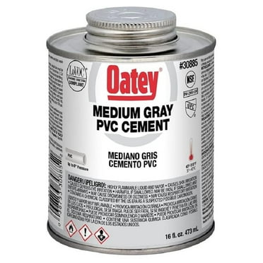 Weld-On Pipe Cement,Clear,8 Oz,PVC 13970 - Walmart.com