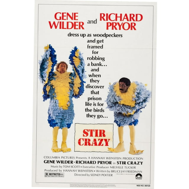 Stir Crazy Posters Stir Crazy Movie Poster Reprint 27Inx40In Any Room ...