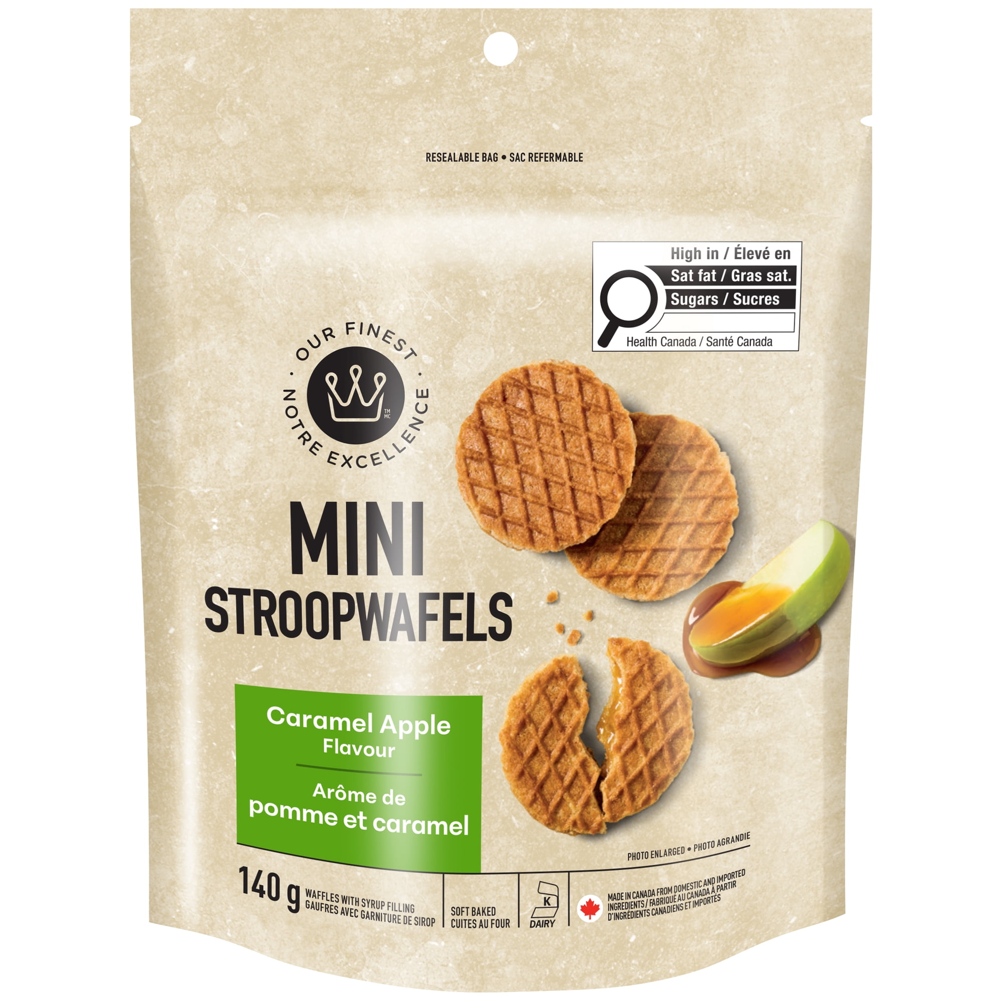 Click here for Our Finest Caramel Apple Flavour Mini Stroopwafels... prices