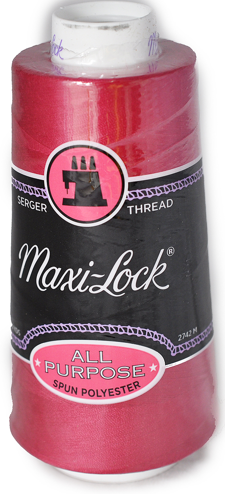 Maxi Lock All Purpose Thread Garnet 3000 YD Cone MLT-024 - Walmart.com