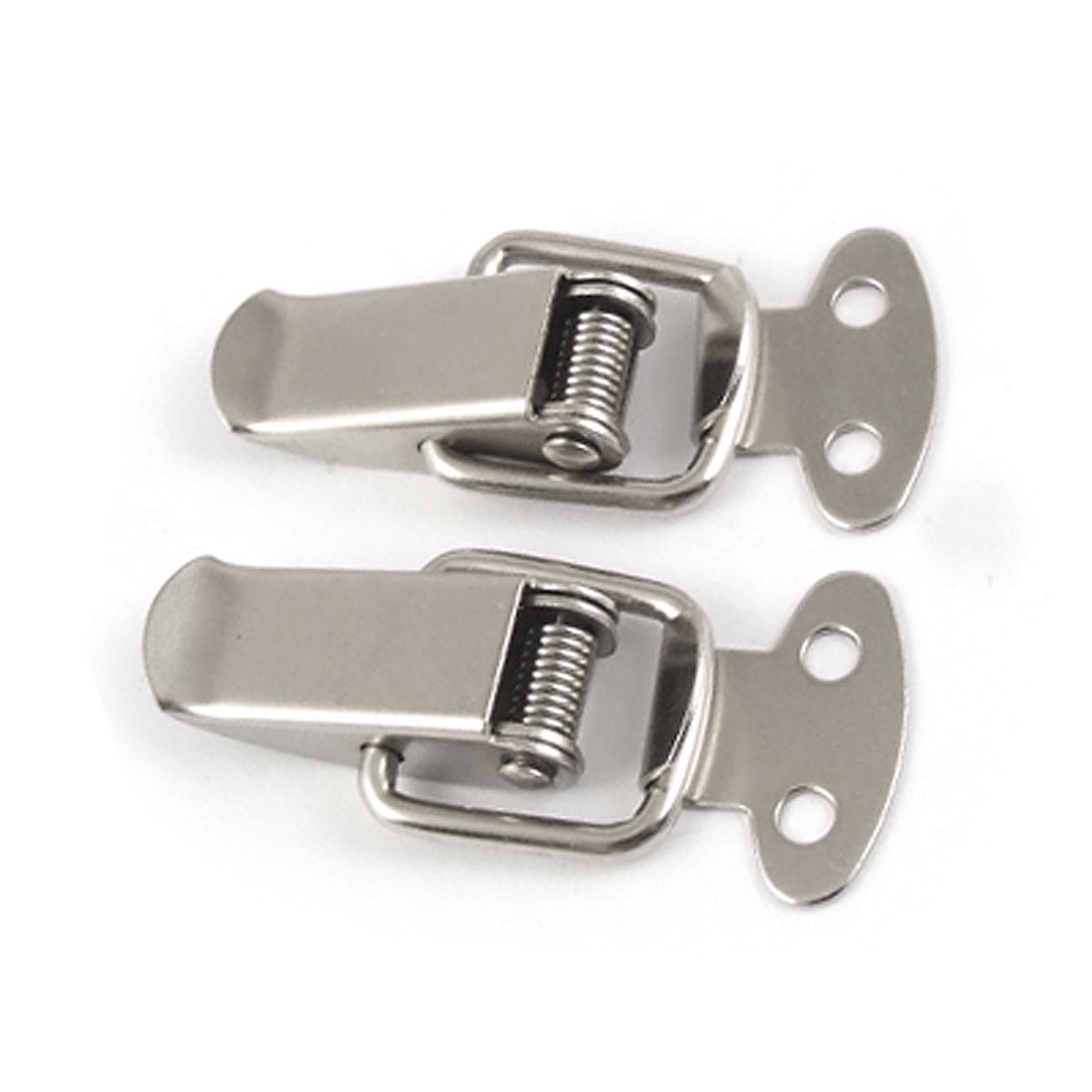 Unique Bargains Hardware Silver Tone Alloy Small Hasp Fixing Connector ...