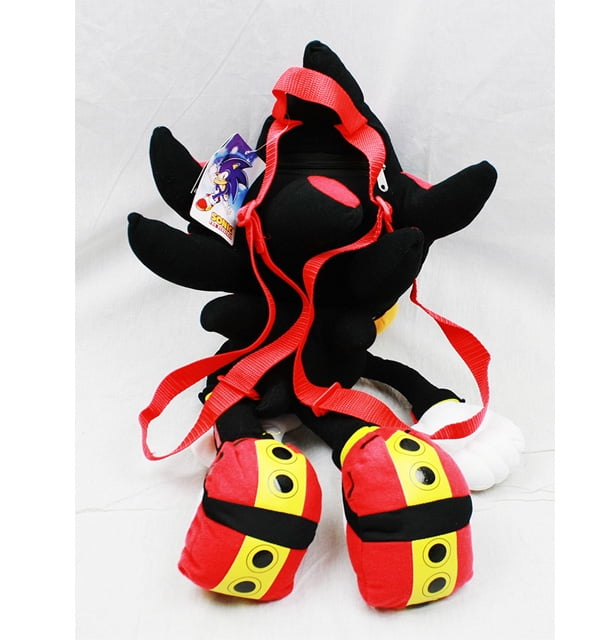 Plush Backpack - Sonic The Hedgehog - Shadow Soft Doll 18" New Toys ...