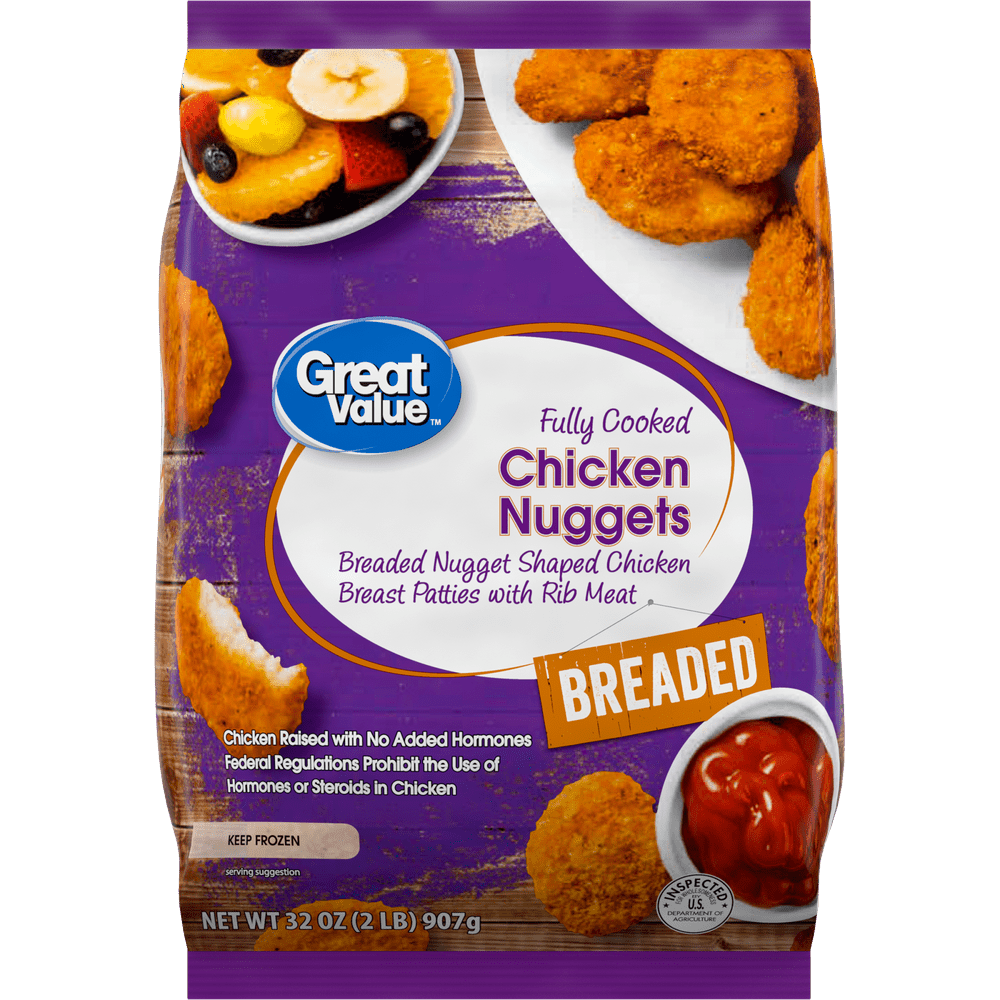 Great Value Chicken Nuggets 32 Oz Frozen