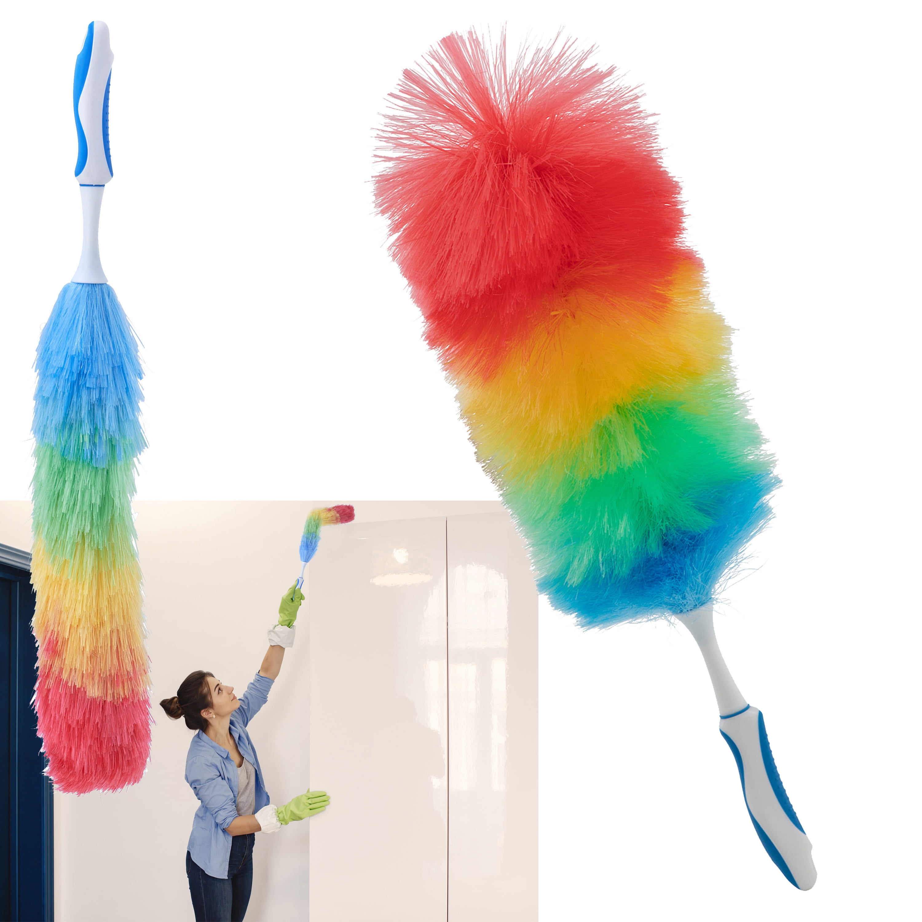 Superio Rainbow Static Duster for Cleaning- Electrostatic Dust Remover ...