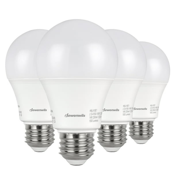 DEWENWILS LED Light Bulbs 100W Equivalent , 1500LM 5000K Daylight 100 ...