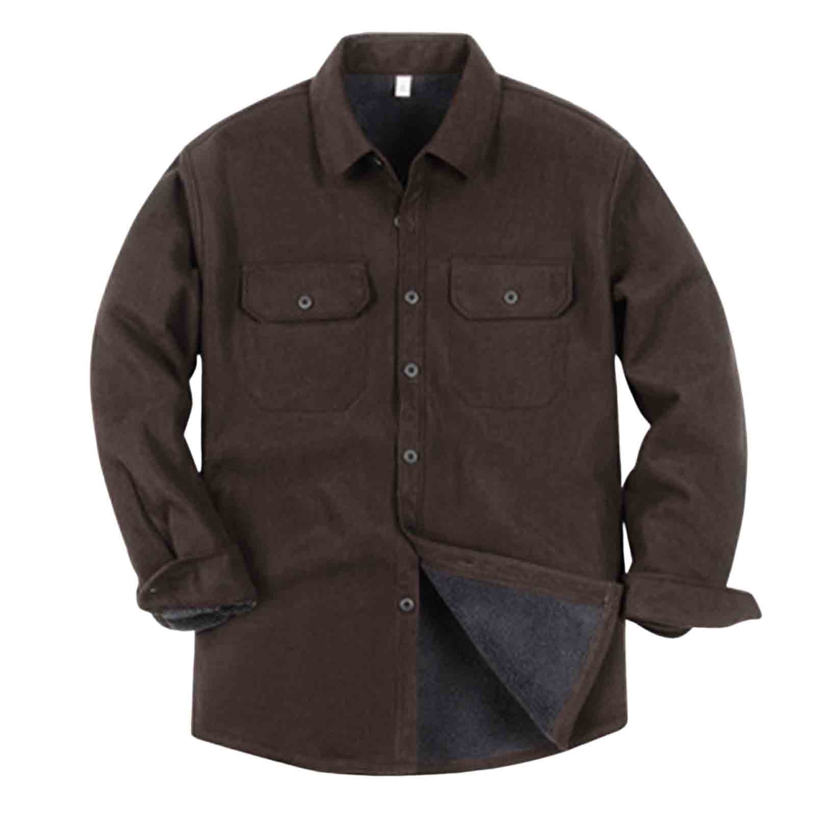 Click here for Lovzfmll Mens Corduroy Shirt Jacket Flannel Lined... prices