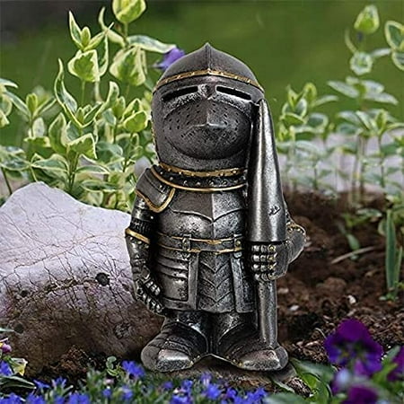 Knight Gnomes Guard Garden Statues - 2021 Gothic Guardians Gnomes ...