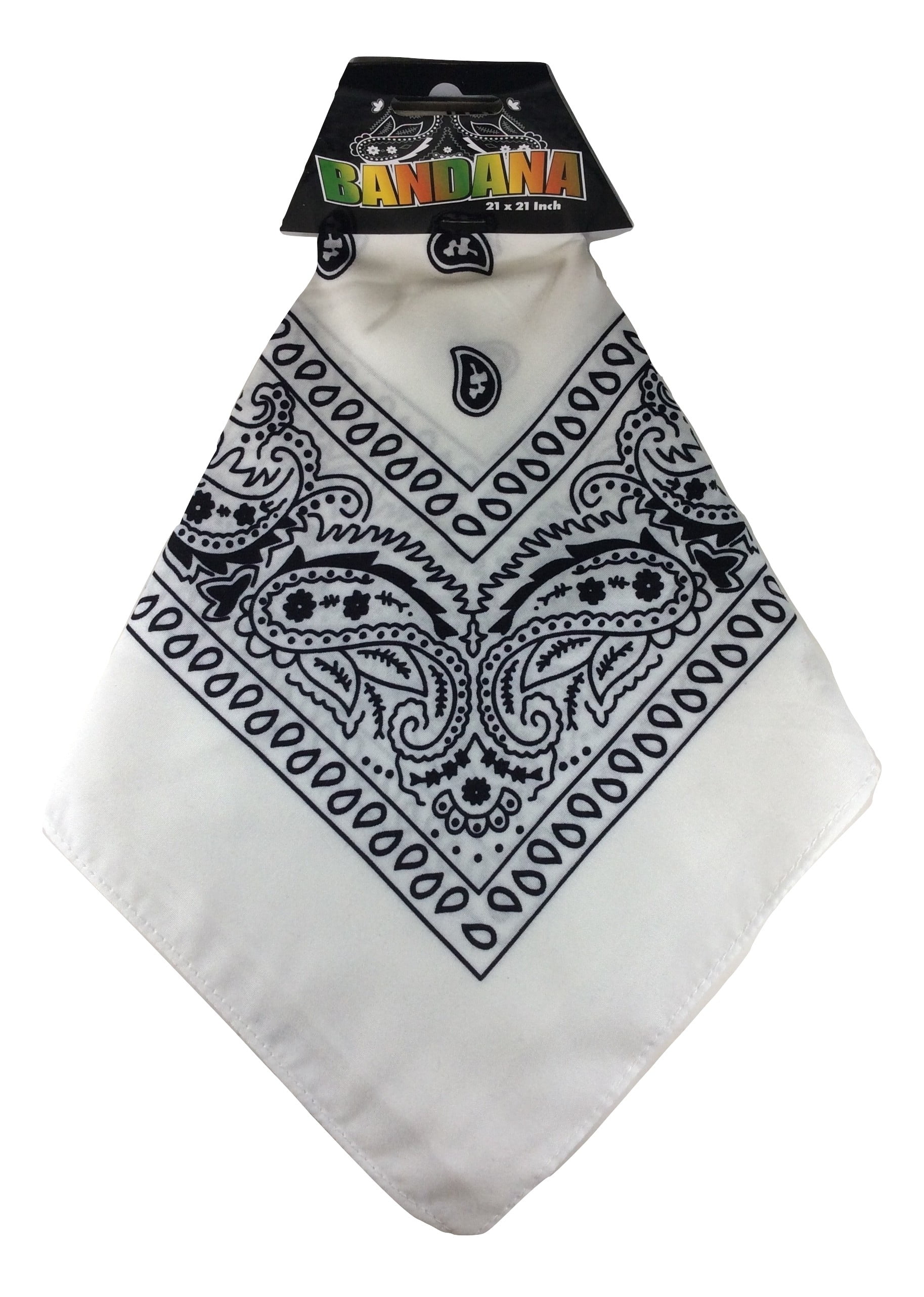 Bandana 21" x 21" - White - Walmart.com