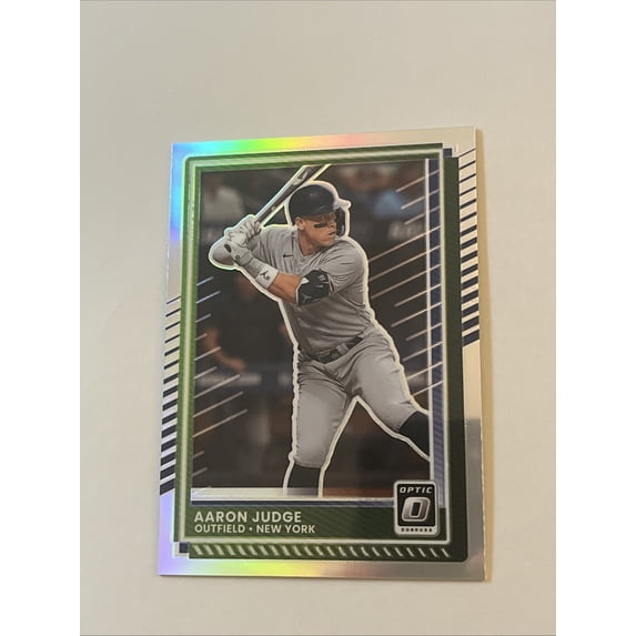 2025 Panini Donruss Optic Aaron Judge #50 optic silver Prizm Parallel ...