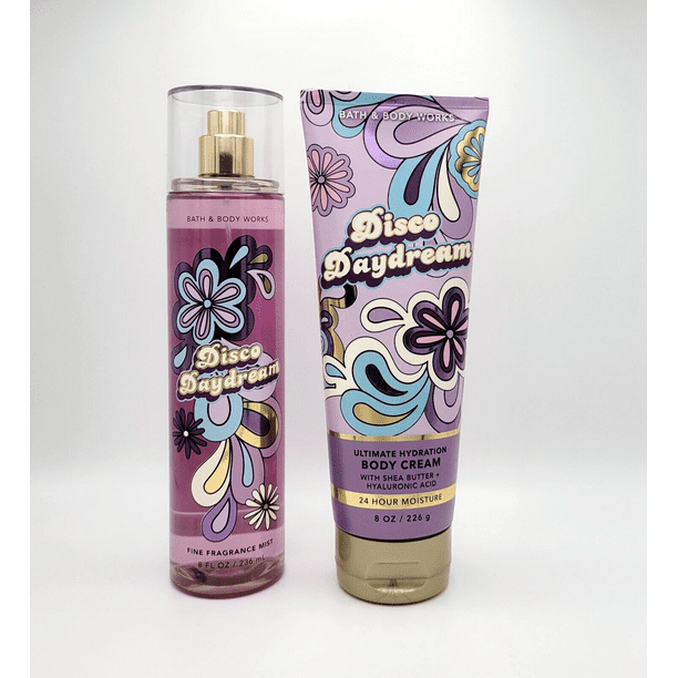 Bath & Body Works Disco Daydream Body Mist & Body Cream 8 fl oz Set of ... Bath & Body Works Disco Daydream Body Mist & Body Cream 8 fl oz Set of ...