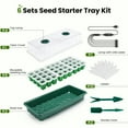 Seed Starter Tray Seed Starter Kit,60 Cells Reusable Seedling Starter ...