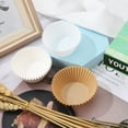 100Pcs Standard Size Baking Cups Food-Grade Greaseproof Paper Cupcake ...
