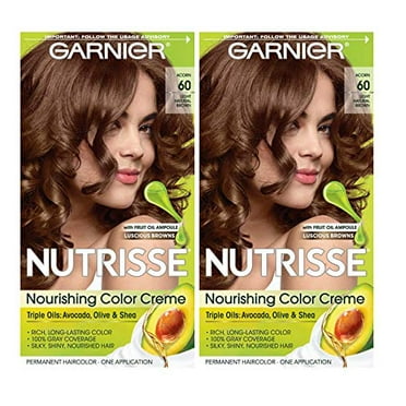 Garnier Hair Color Nutrisse Nourishing Creme, 61 Light Ash Brown ...