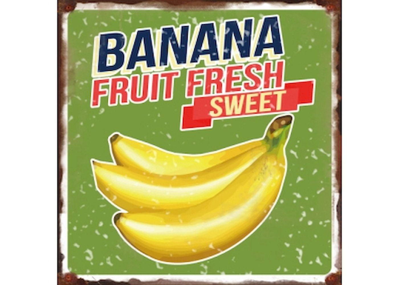 "Fresh Banana" Metal Sign - Walmart.com