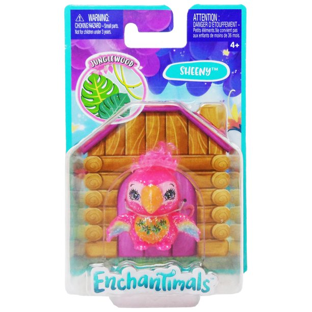 Enchantimals Animal Friends Special Glitter Sheeny the Parrot - Walmart ...