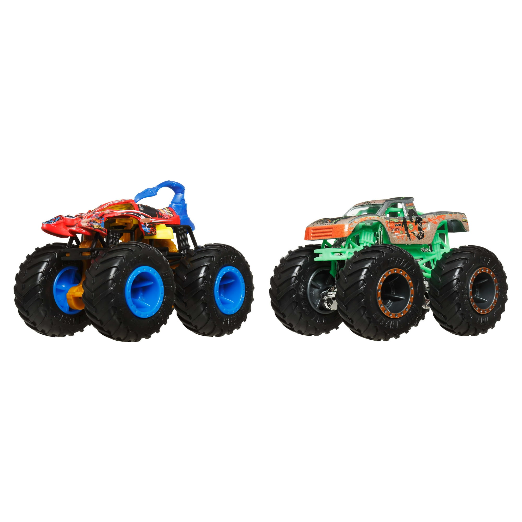 Hot Wheels Monster Trucks Demolition Doubles  2-Pack Of 1:64 Scale Toy Trucks