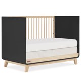 Fisher Price Siesta 3-in-1 Convertible Crib by Dream On Me, Matte Black ...