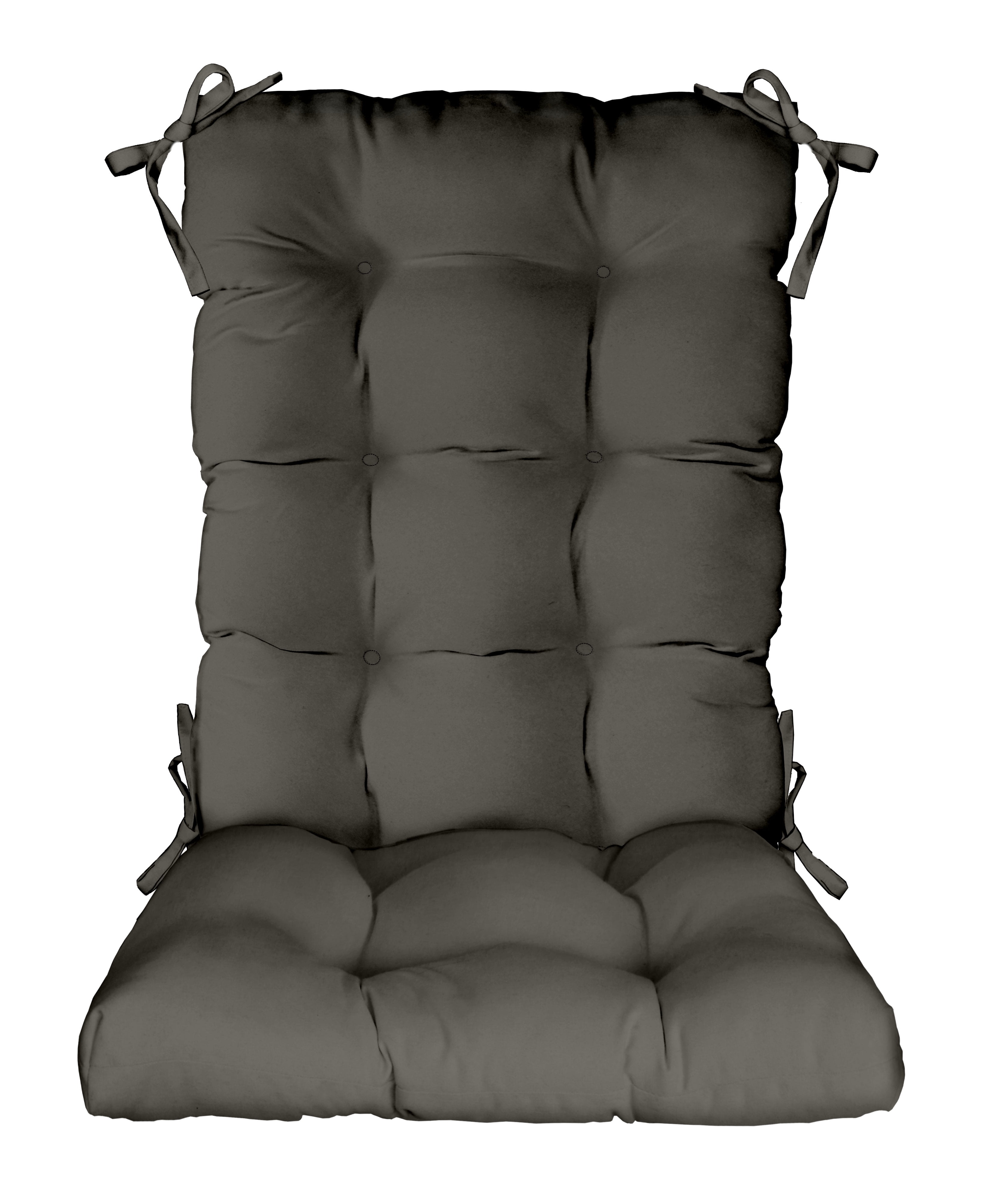 RSH Décor Indoor Outdoor Tufted Rocker Rocking Chair Pad Cushions ...