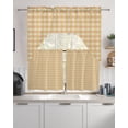 Buffalo Plaid Kitchen Curtains Sets for Windows 3 Piece, Farmhouse ...