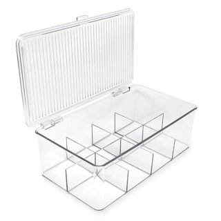Detroit Forming LBH-691 Clear OPS Plastic Hinged Locking Lid Food ...