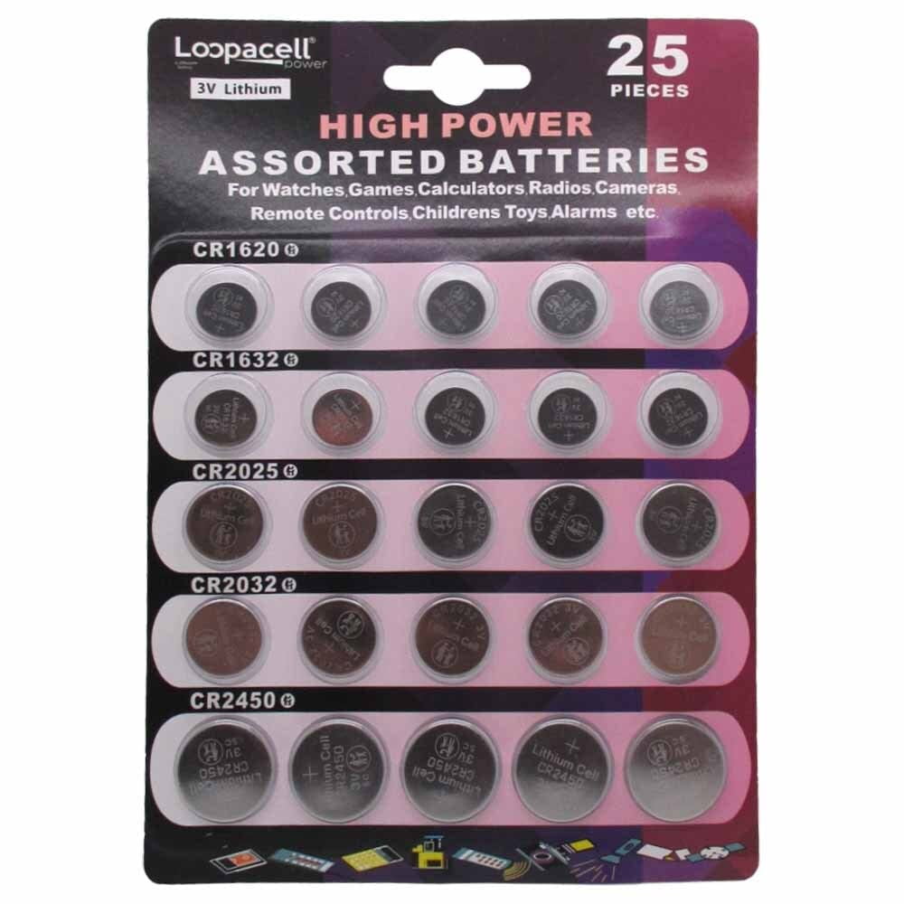 Click here for Loopacell High Power Button Cell 3v Lithium Assort... prices