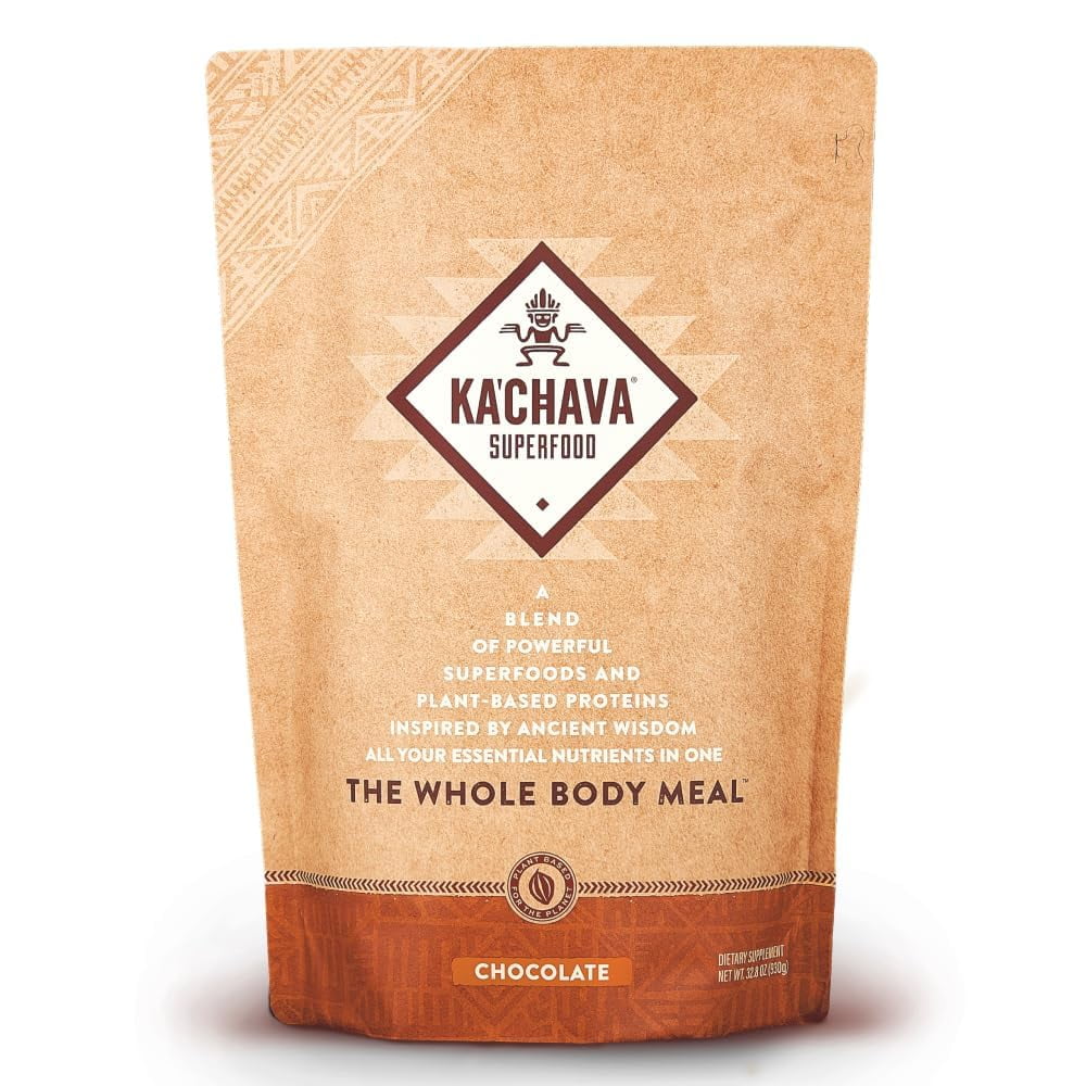 Ka’Chava All-In-One Nutrition Shake Blend, Chocolate, 85+ Superfoods ...