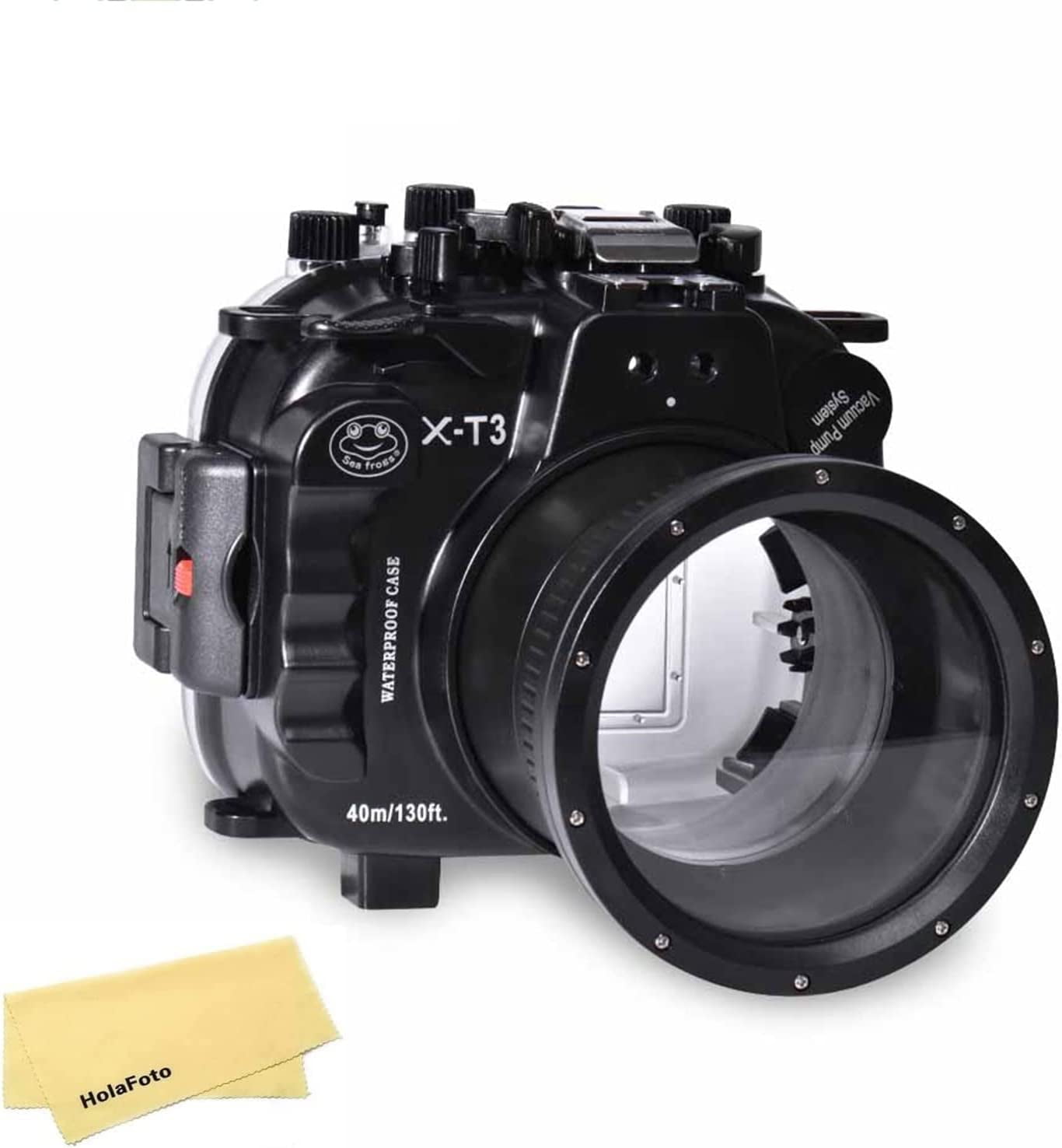 Seafrogs 40M/130FT Underwater Camera Housing Waterproof Case for ...