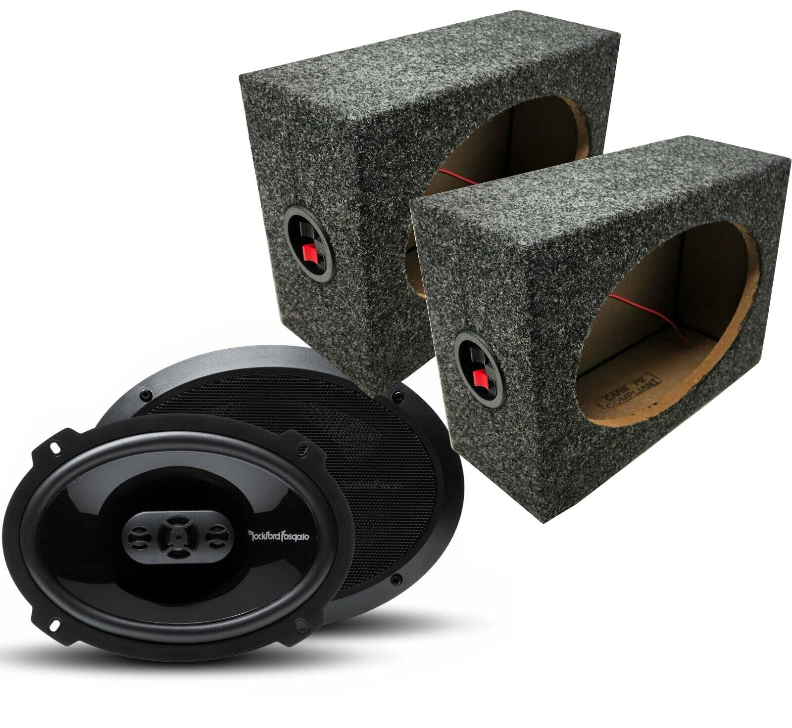 Rockford Fosgate P1694 150W 6x9" PEI Tweeter Punch Series Speakers ...