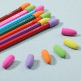 Mr. Pen Pencil Eraser Toppers, 120 Pack, Colorful, Fits Standard ...