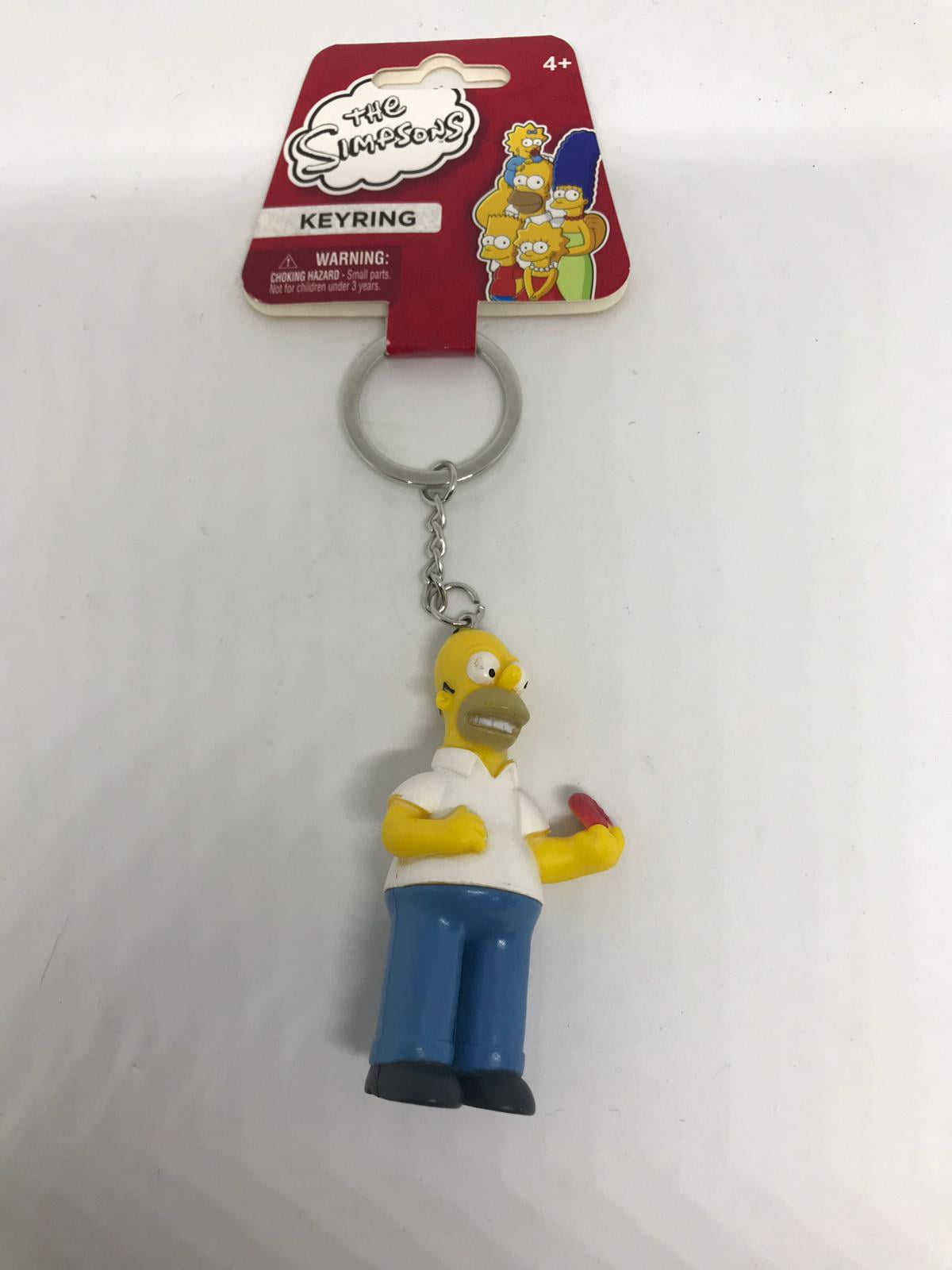 Universal Studios The Simpsons Homer with Donut Figural Keychain New ...