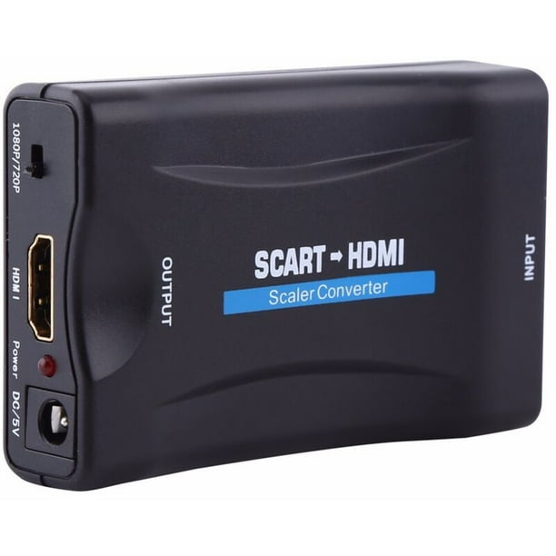Scart to HDMI Adapter, 1080p HD Scart to HDMI Converter Compatible for ...