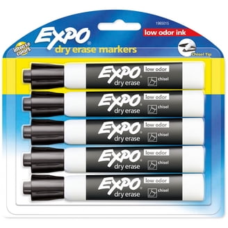 Sanford Brands Expo Dry Erase Chisel Tip Markers - Black - Walmart.com