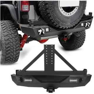 Tusk 134-914-0009 UTV Rear Bumper, Cargo Rack, and Spare Tire Carrier ...