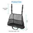 Car Net Pocket Handbag Holder TeqHome Car Storage Netting Pouch for ...
