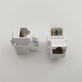 5Pcs CAT6 UTP Module RJ45 Connector Information Socket CAT6 Keystone ...