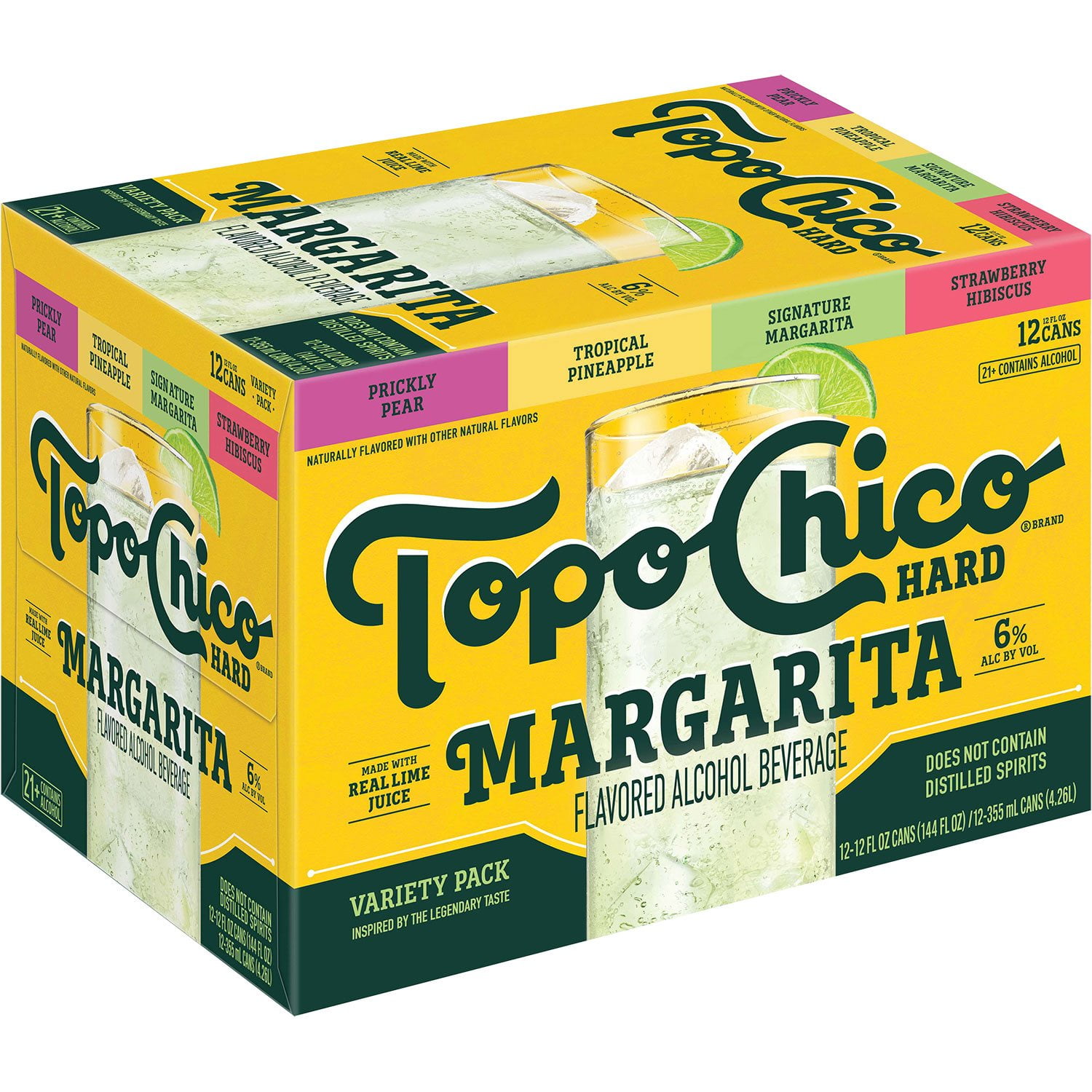Topo Chico Hard Margarita Ready To Drink Variety Pack, 12 fl. oz. can ...
