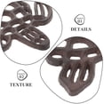 BESTYASH Nautical Cast Iron Turtle Trivet Heat Resistant Hot Dish ...