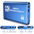 4K HDMI Video Capture Card, USB 3.0 Game Capture Device, 1080P 60FPS ...