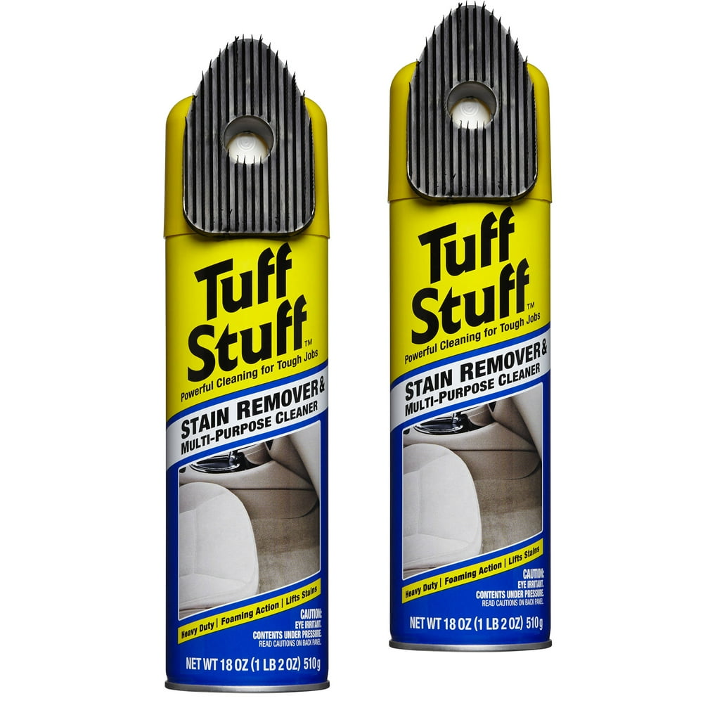 Tuff Stuff Multi-Purpose Foam Cleaner and Stain Remover, 18 Oz. (2-PACK ...