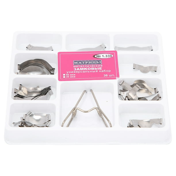 Dental Matrices Tool,36pcs Dental Sectional Contoured Dentist Tools ...