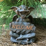 Homestyles Gargiggles Big Sister "Natasha" Gargoyle Holding "WELCOME ...