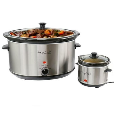 NESCO 6 Qt. Roasting Pot with Porcelain Cook Well and Rack, Model 4816 ...