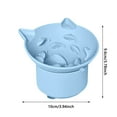EcoNest Elevated & Pet Bowls Silicone Tilt Design Pet Feeder Container ...