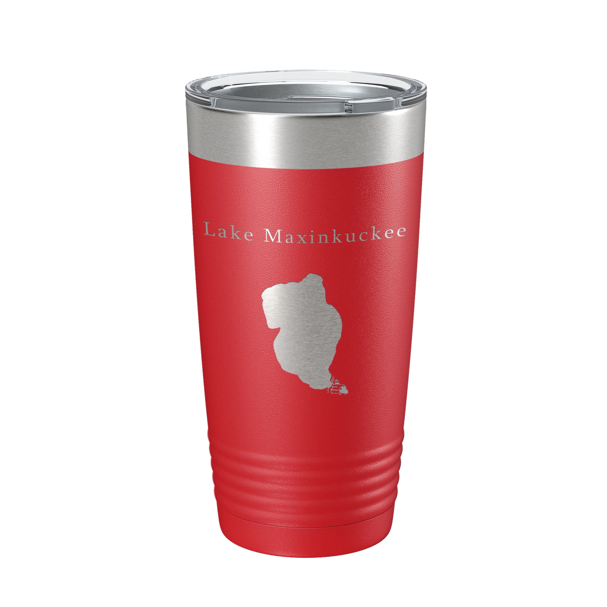 Lake Maxinkuckee Map Tumbler Travel Mug Insulated Laser Engraved Coffee ...