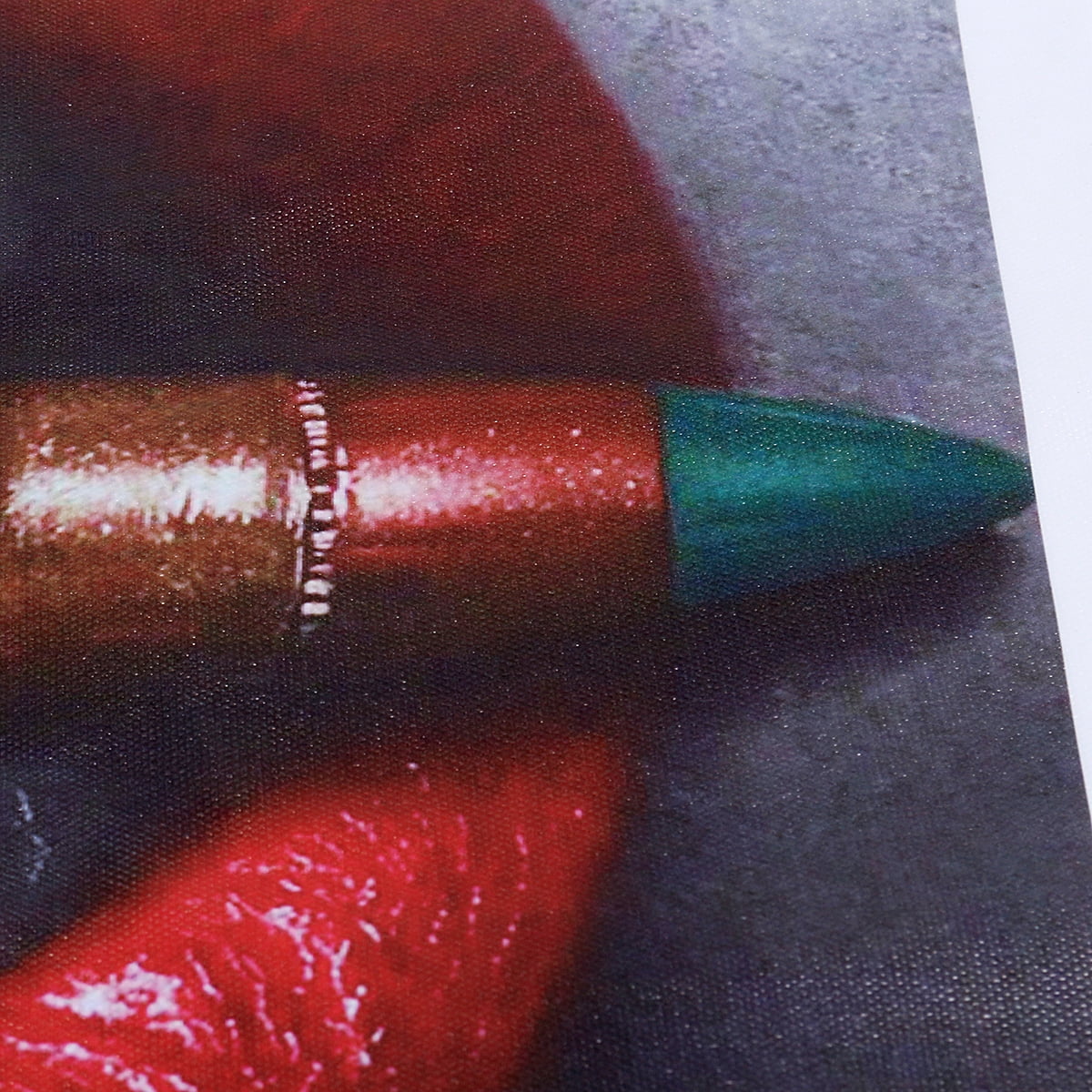 Sexy Bloody Red Lips Bite Bullet Money Modern Wall Art Prints Posters ...