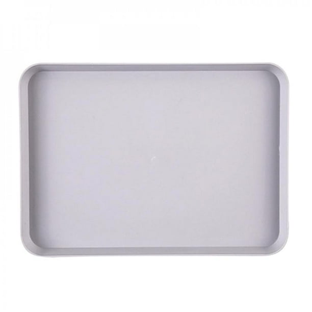 Big Clearance! Rectangle Heavy Duty Plastic Tray Serving Platters Food ...