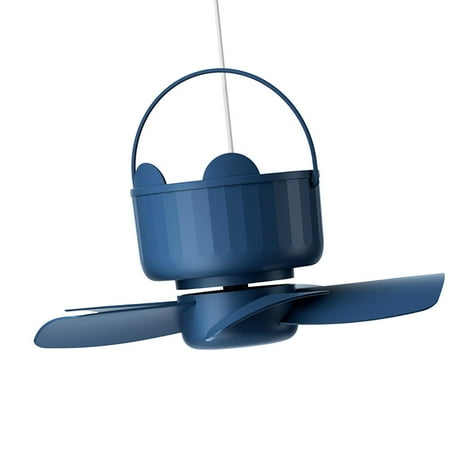 Ceiling Fan, Remote Control Camping Fan with Hanging Hook Indoor ...