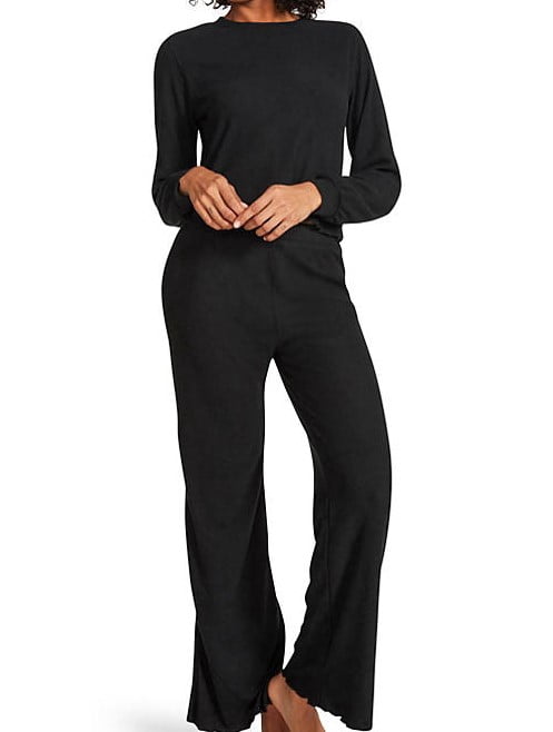 BB Dakota Women's Ribbed Lounge Set (Black, XL) - Walmart.com