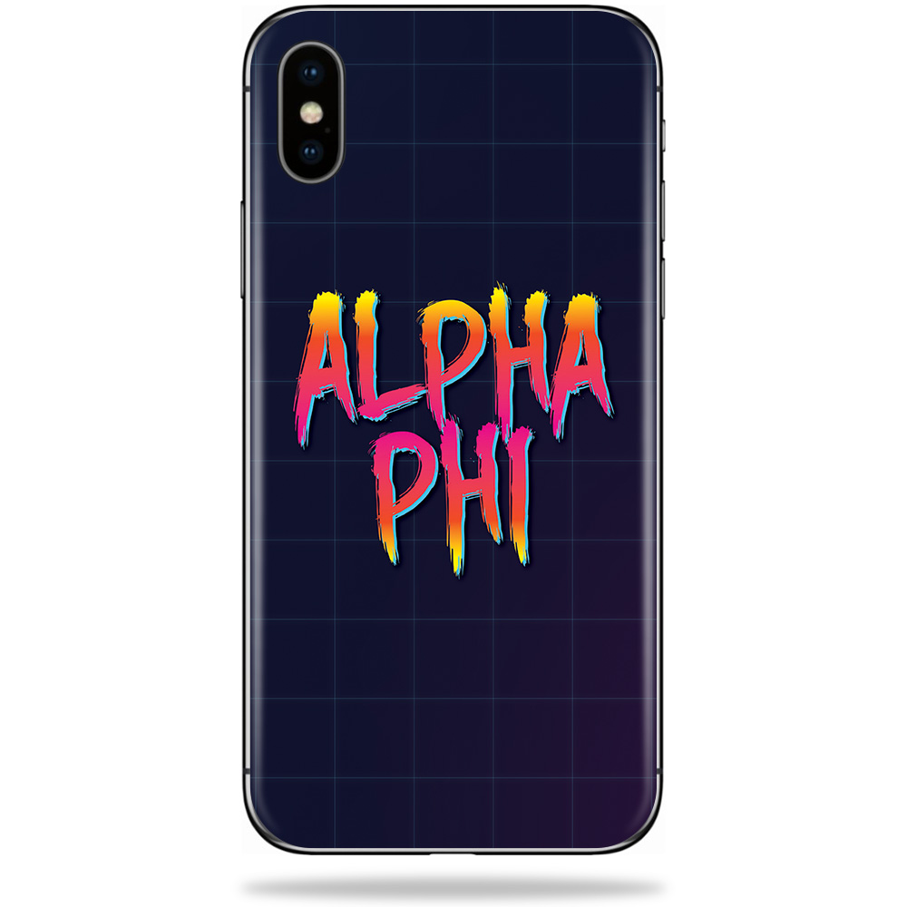 MightySkins Compatible With Apple iPhone X - Alpha Phi Chic ...