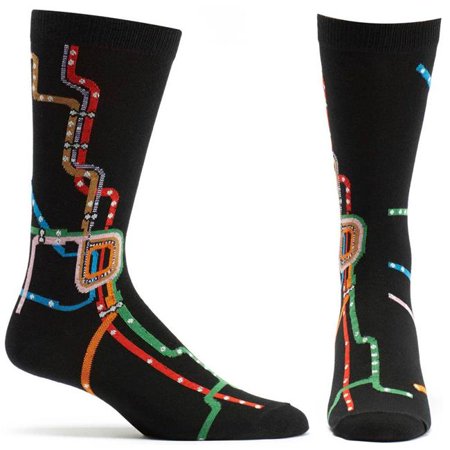 Ozone Design M997-19 Mens CTA Chicago Subway Map Socks - One Size Fits ...